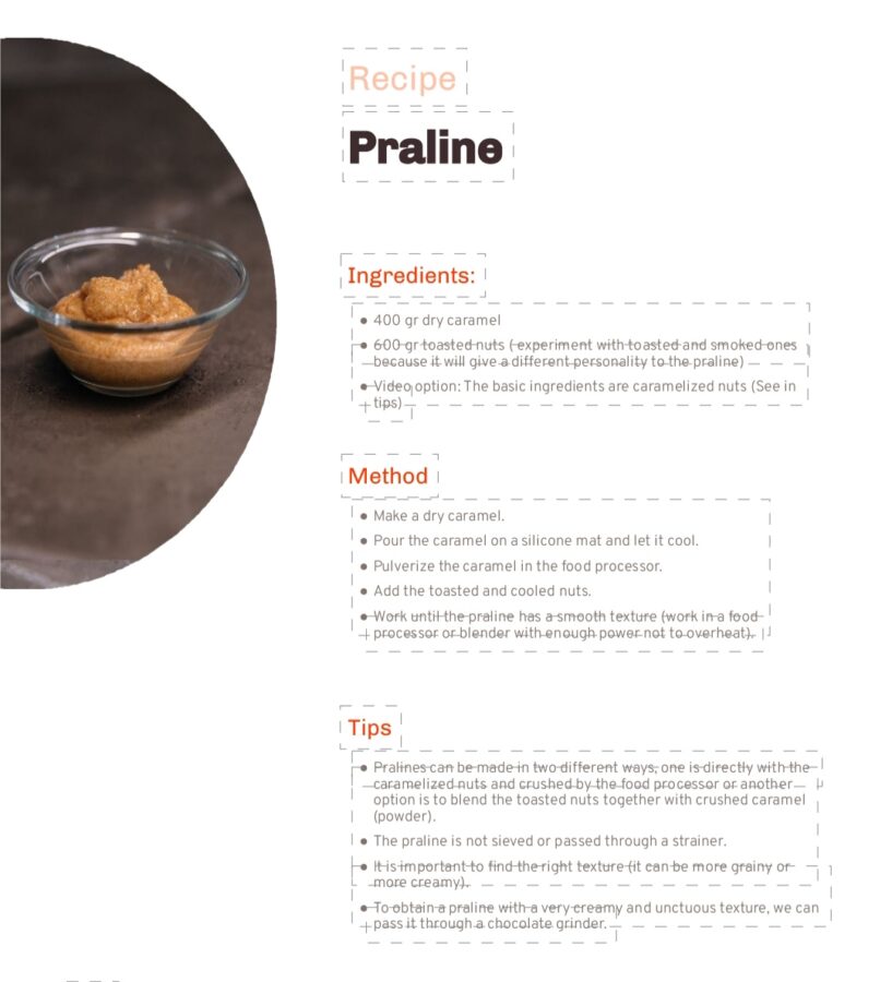 How to make the praline in Paris-Brest class - Scoolinary