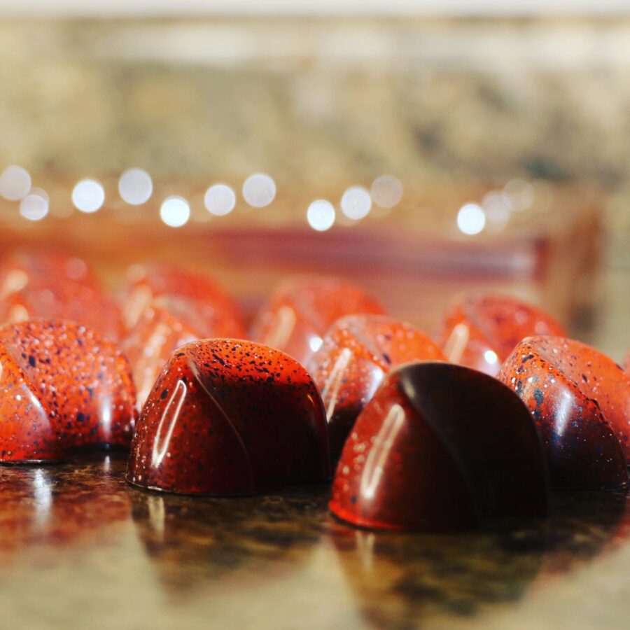 bombones de chocolate y chile - Scoolinary