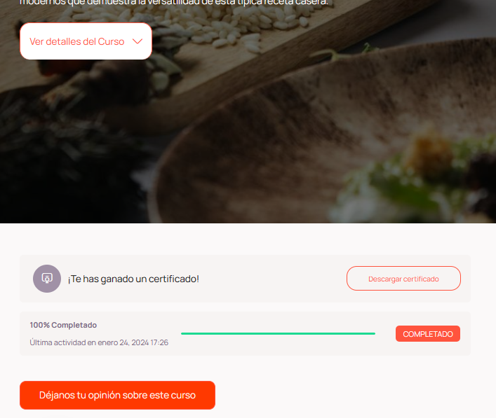 certificado - Scoolinary
