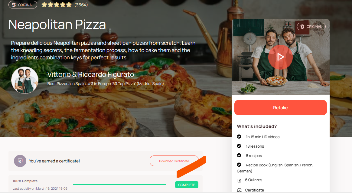 Certificate - Scoolinary