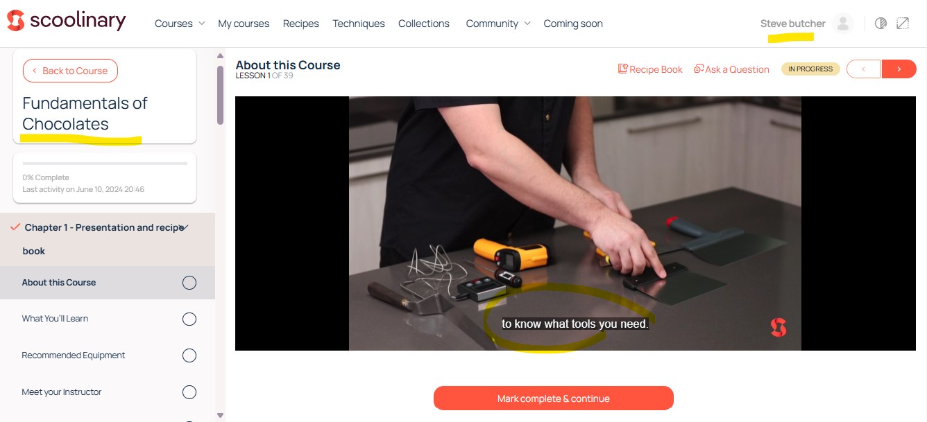 englsh translation - Scoolinary