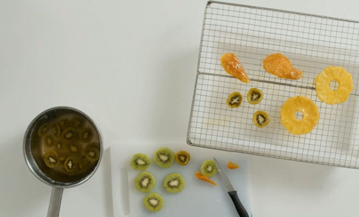 Frutas escarchadas - Recetas Scoolinary